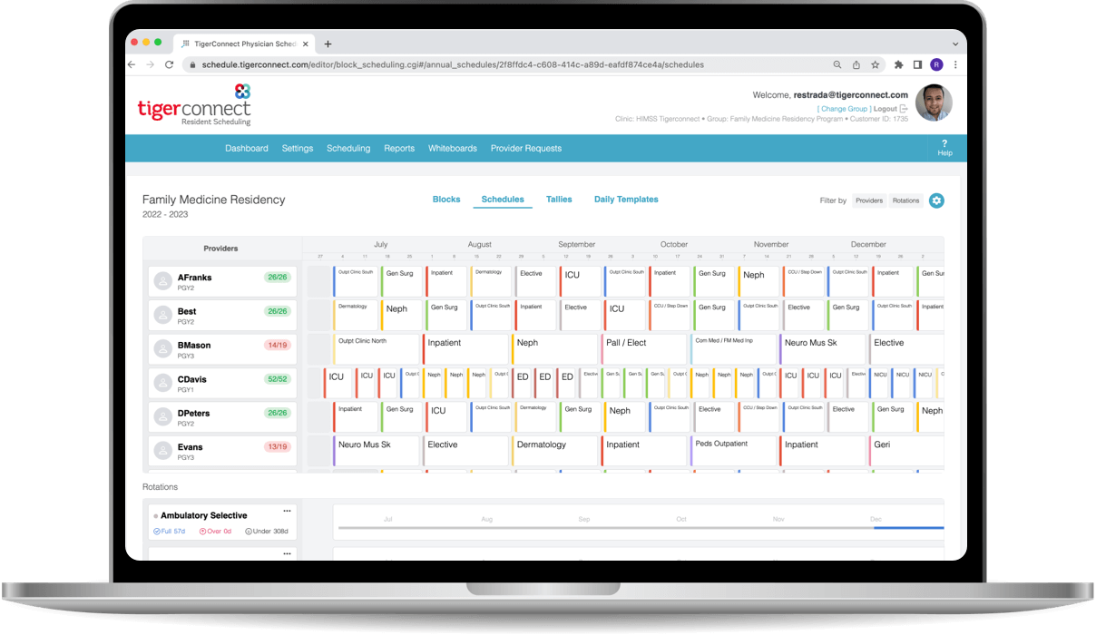 Physician Scheduling Software for Healthcare & Hospitals | TigerConnect