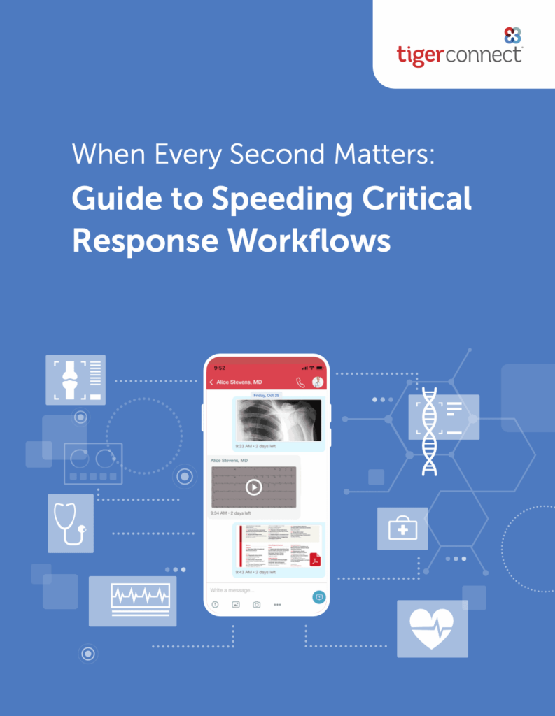 Speeding Critical Response Workflows | eBook | TigerConnect