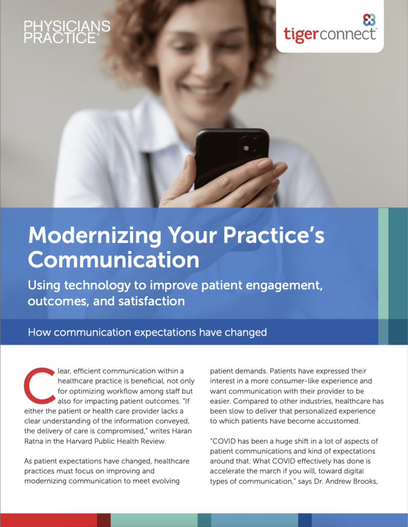 Modernizing Communication in Your Practice | eBook | TigerConnect