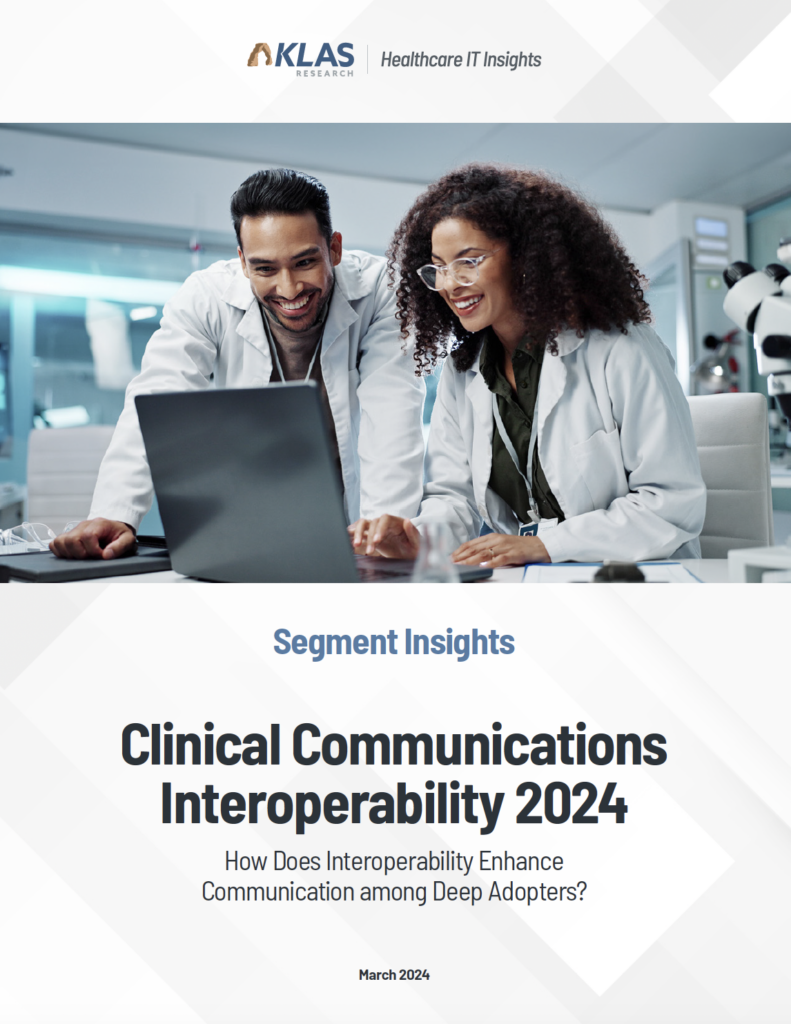 KLAS Clinical Communications Interoperability Report | TigerConnect