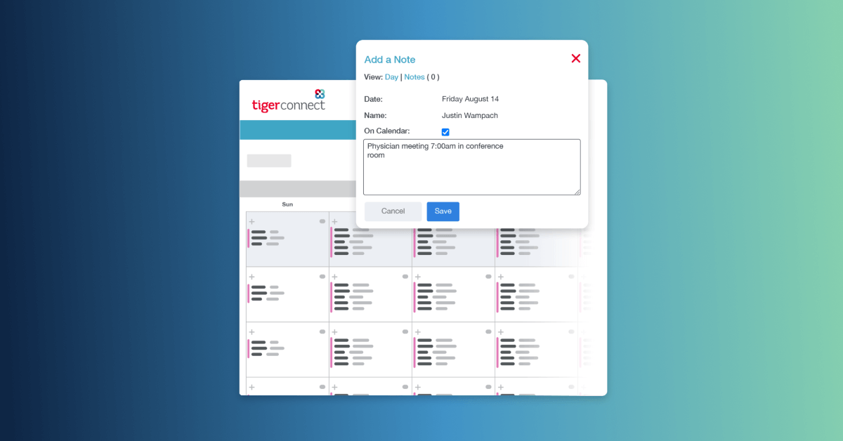 Physician Scheduling Software for Healthcare & Hospitals | TigerConnect