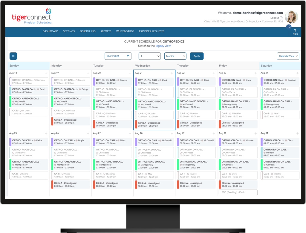 Physician Scheduling Software for Healthcare | TigerConnect